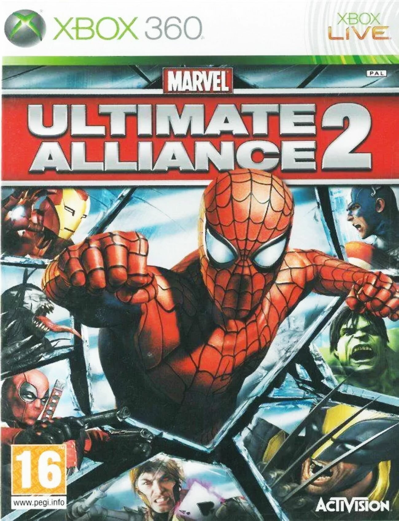 Marvel Ultimate Alliance 2 Видеоигра на диске Xbox 360