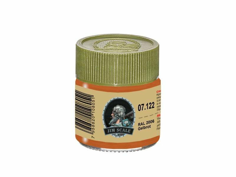 Спиртовая краска Jim Scale RAL 2006 Gelbrot, 10 мл