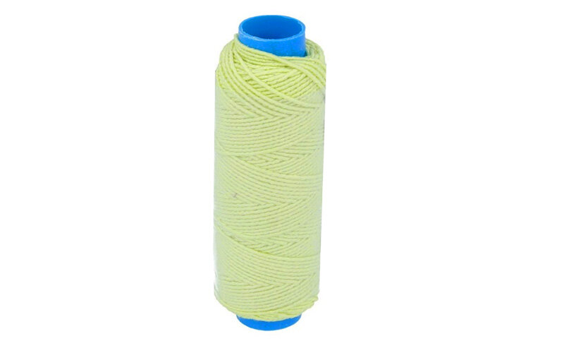 Нитки "Gamma" "спандекс" ET-10 60% латекс, 40% полиэстер 27 я 25 м №202 желто-зеленый