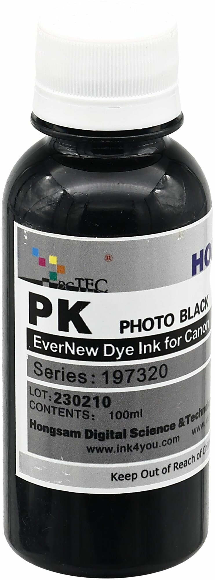 Чернила DCTec водорастворимые Canon iPF8400 EverNew Photo Black (фото черный) 100 мл