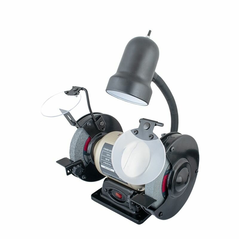 Станок заточной Trigger 20605 с лампой подсветки 300Вт,2850 об/мин