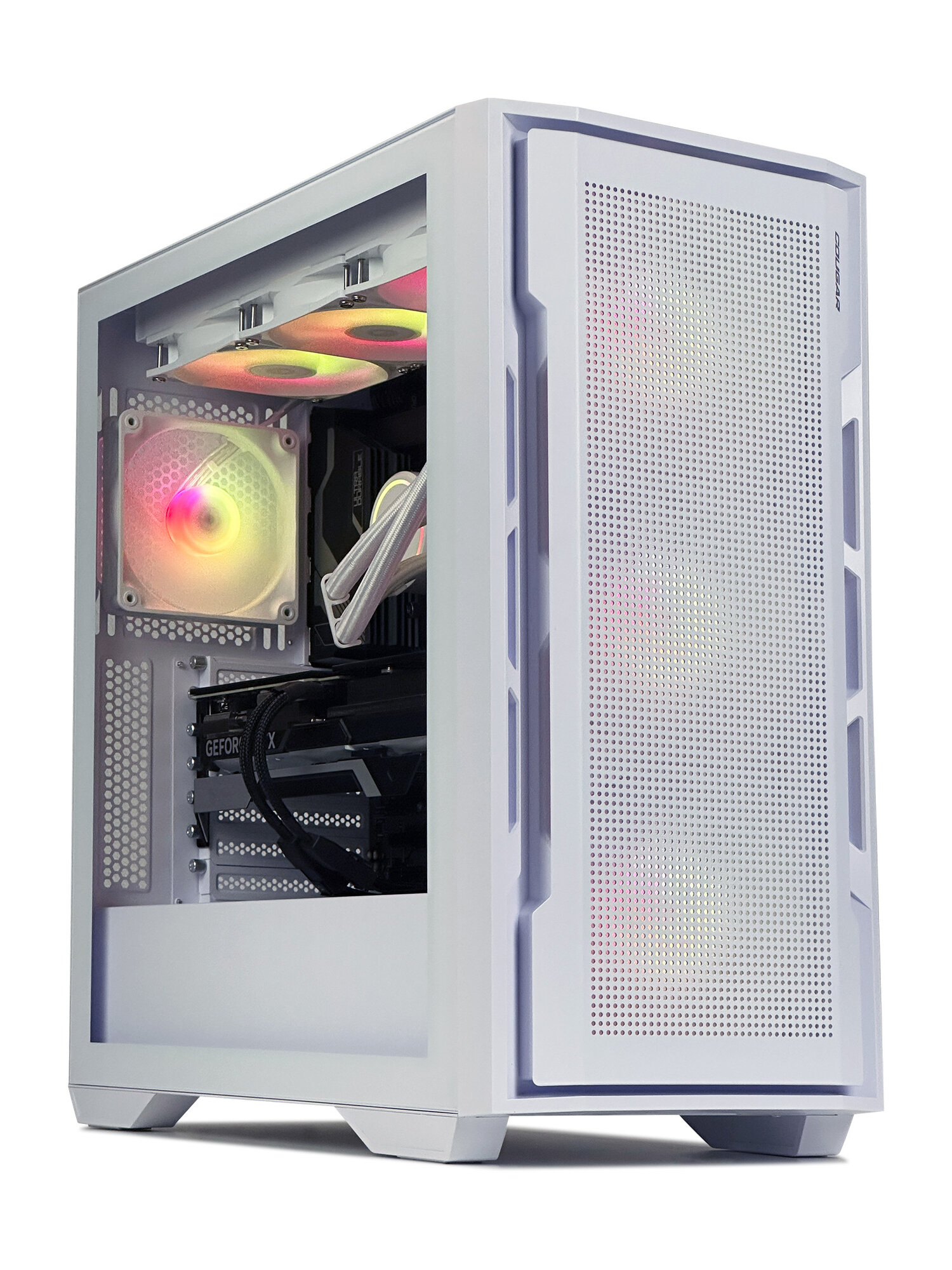 Мощный игровой компьютер RobotComp Град 3.0 V3 White i7 14700KF, 32GB DDR5 4800mhz, 960GB SSD PCI-E, 2000GB HDD, GeForce RTX 5070 12Gb, Z790M DDR5, 850W, Windows 10 Pro