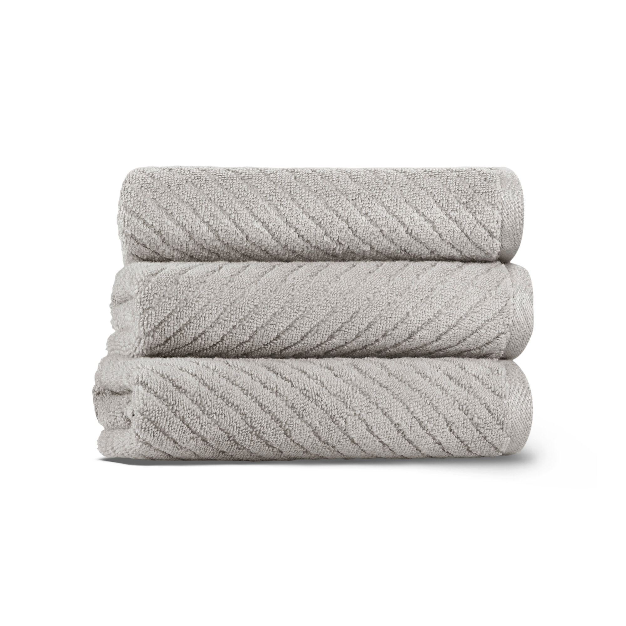 Полотенце из хлопка Chevron, 33*33 см, светло-серый (fog)