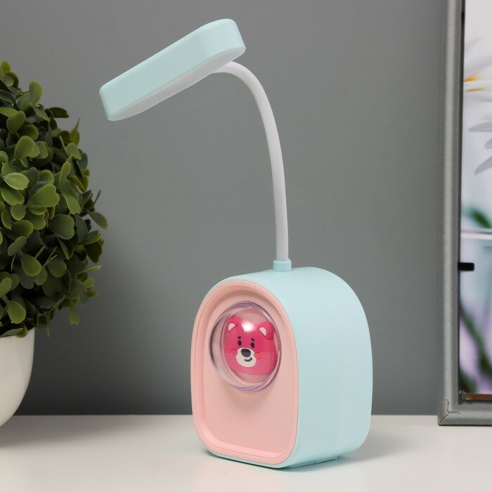 Ночник "Кидс" LED 3Вт USB АКБ бело-голубой 7,5х5,3х20,5 см, 10189401
