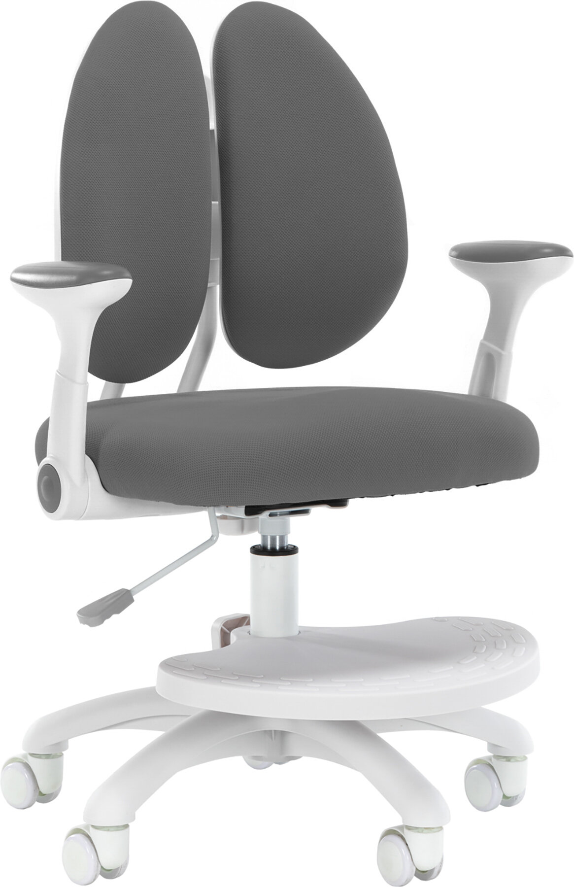 Детское кресло Kids 104 Everprof серый, ткань, металл, пластик, мягкое сиденье, с подлокотниками