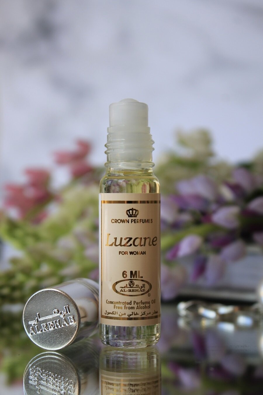 Арабские масляные духи Al Rehab Luzane, 6 шт 6 мл