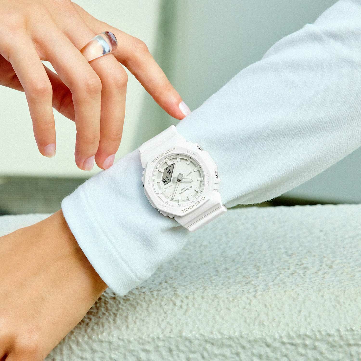 Наручные часы CASIO, белый — фото 1