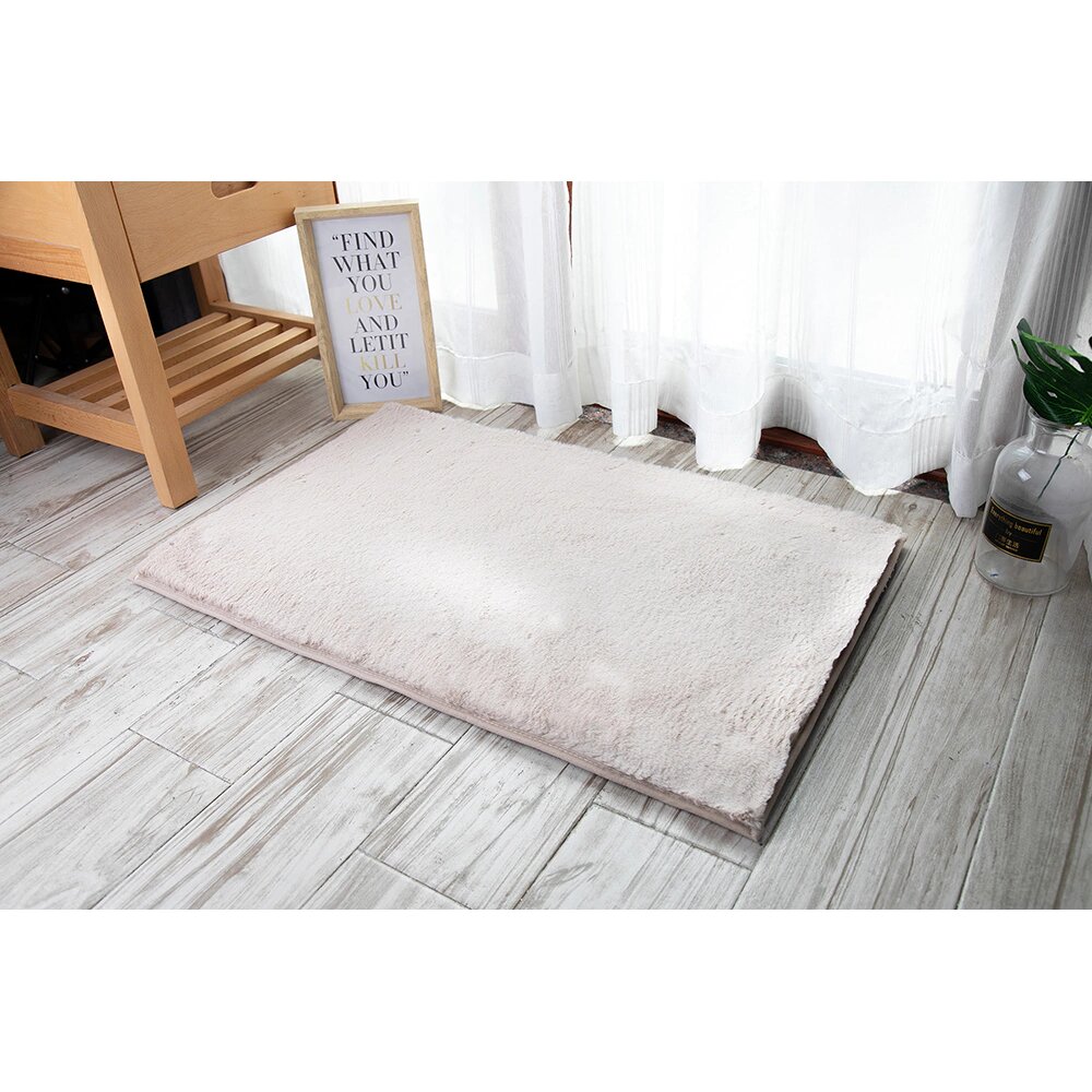 Коврик для ванной Dasch "My Bunny", 50 х 80 см, микрофибра, бежевый