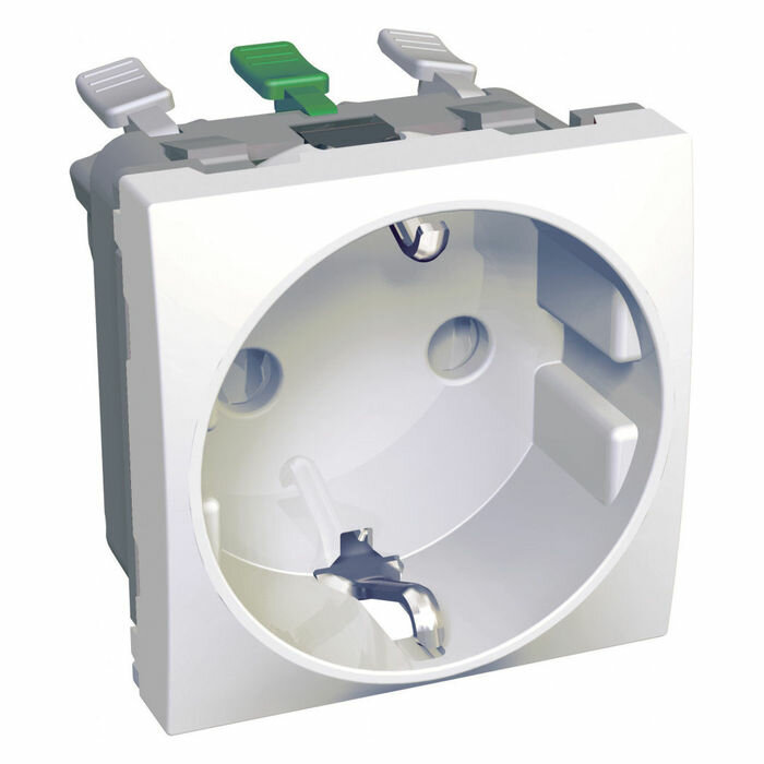 Розетка Schneider Electric ALB45287 Altira, 16 А, с защитной шторкой, с заземлением