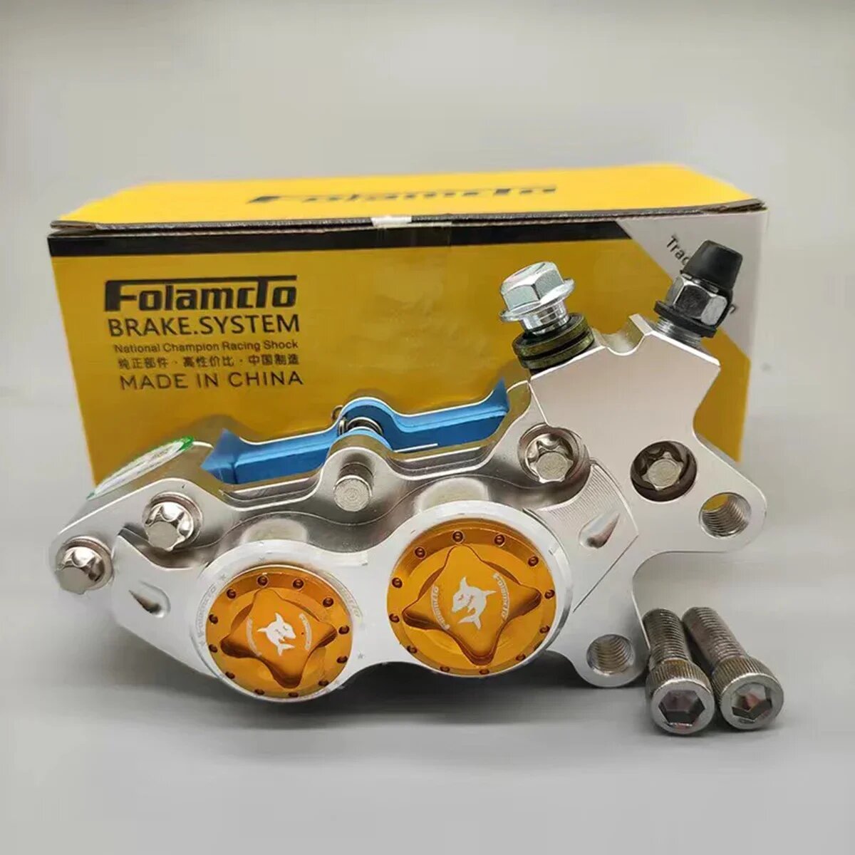 Мотоциклетный 4-поршневой дисковый суппорт 4*30 мм, межосевое расстояние 40 мм, дисковый Gold Right