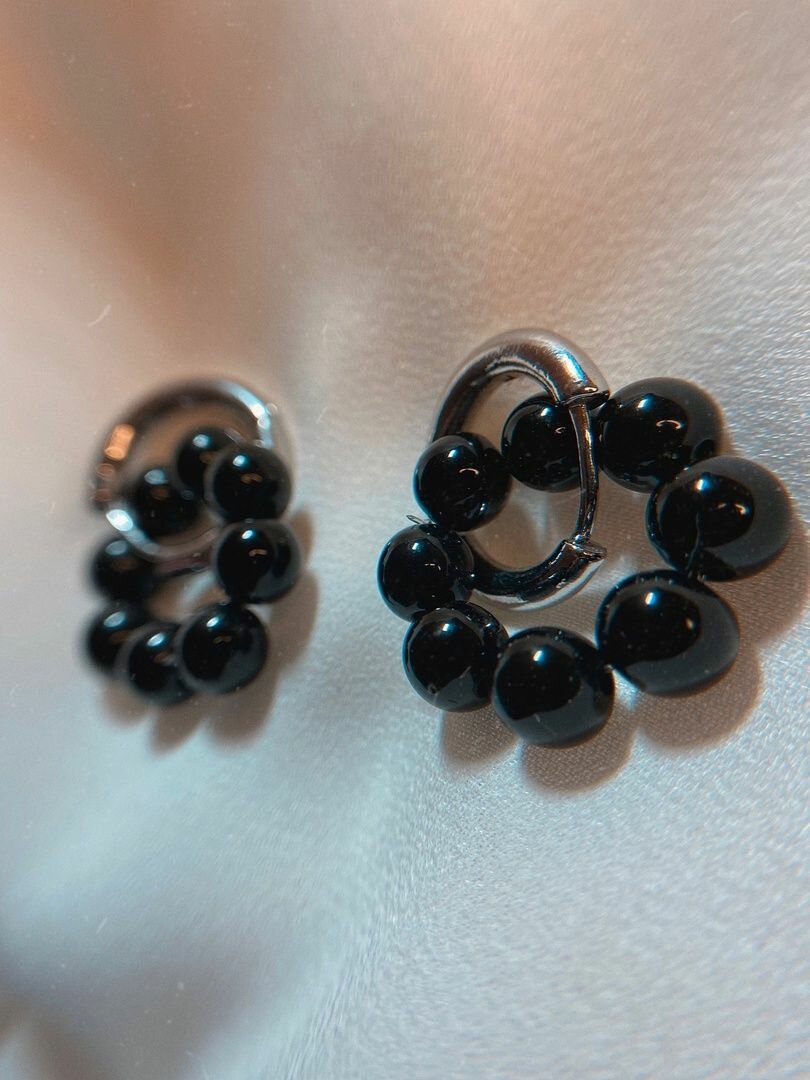 Серьги, жемчуг имитация