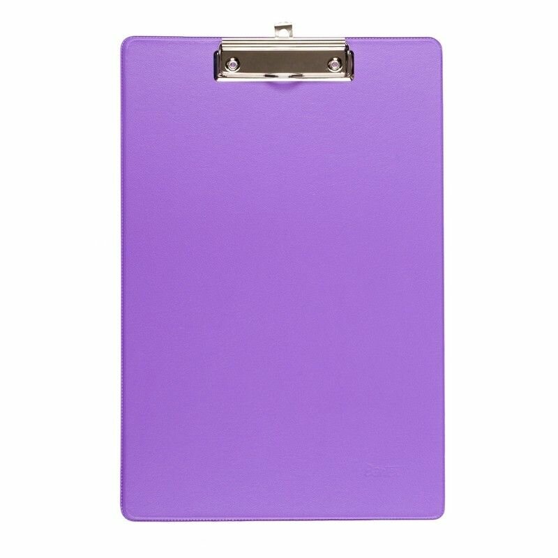 Клипборд, А4, картон/ПВХ, сиреневая