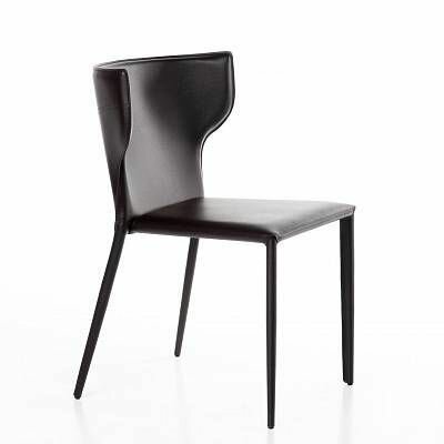 Стул Austin, Top Concept коричневый, экокожа, металл, мягкое сиденье, без подлокотников