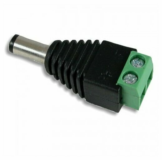 Разъём питания, штекер 5.5x2.1x14.0мм (папа) (100 ШТ) PROCONNECT с клеммной колодкой под винт