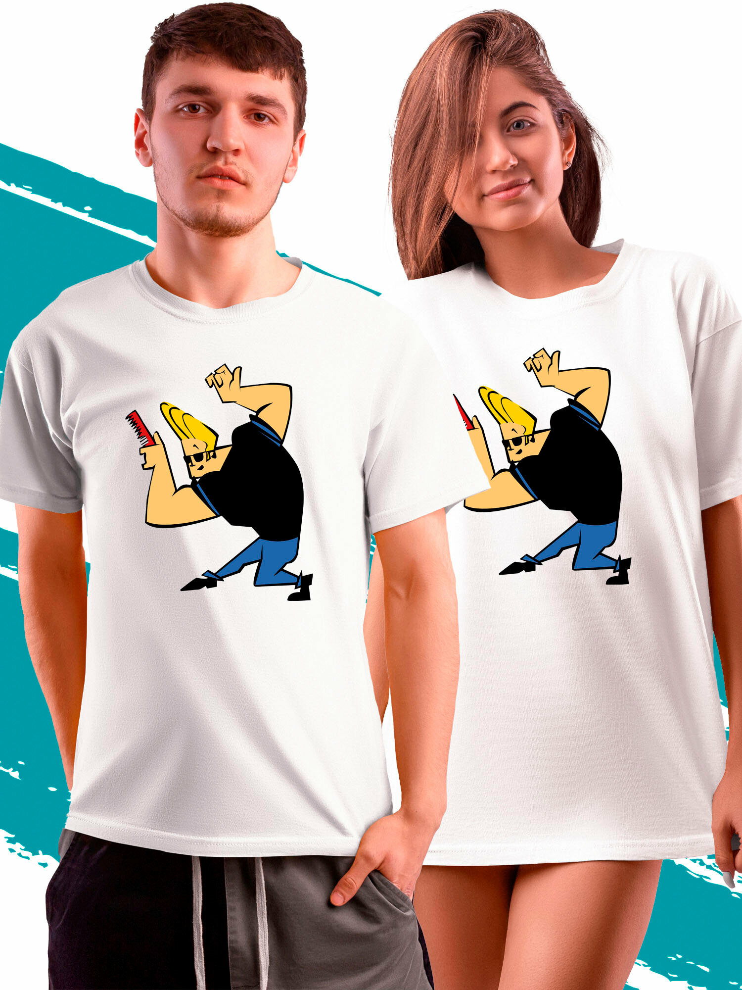 Футболка Johnny Bravo Джонни Браво