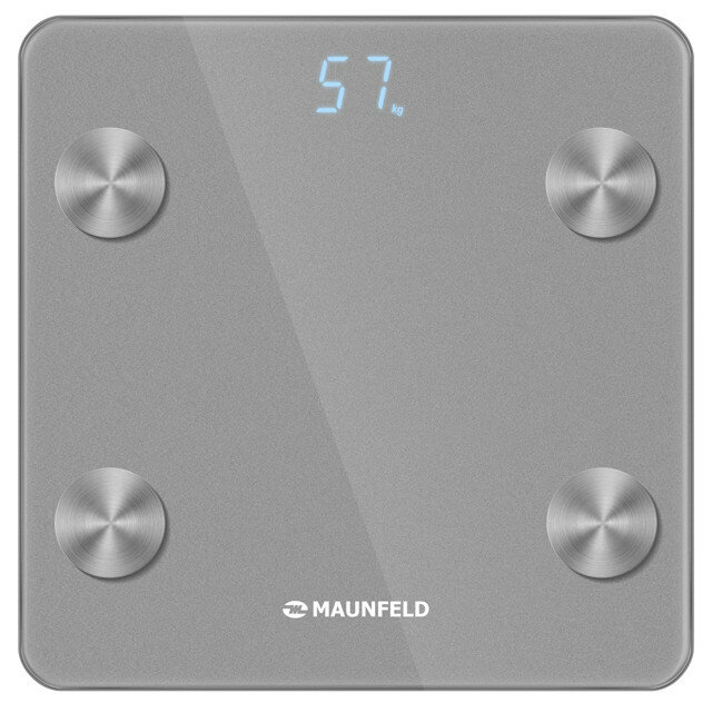 MAUNFELD MBS-183BF03 весы напольные стеклянные до 180 кг диагностические для дома