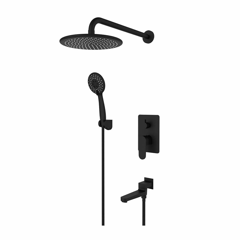 Душевая система с тропическим душем скрытого монтажа VIEIR V283563-C