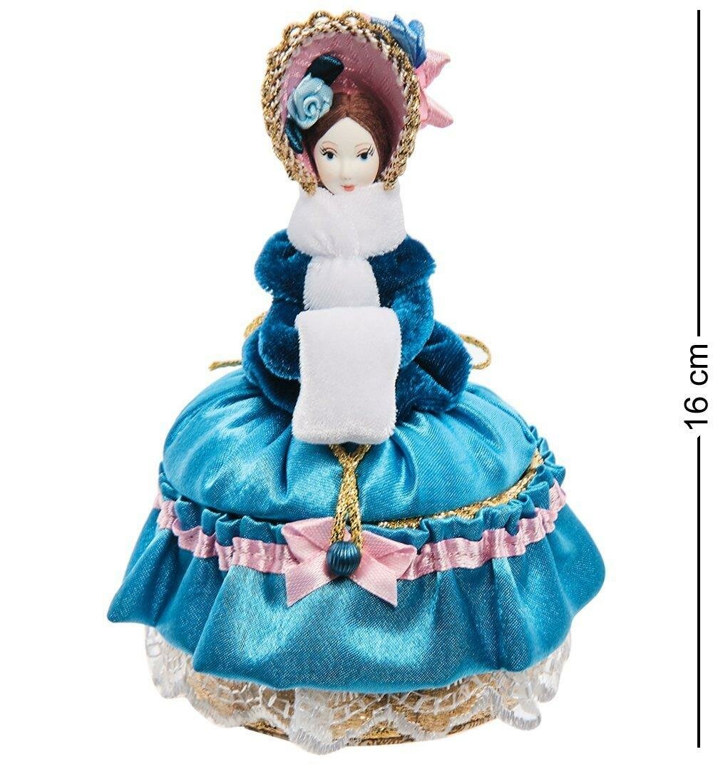 Кукла-шкатулка "Дама с муфтой" A1965205 РусКукла, Фарфор, текстиль