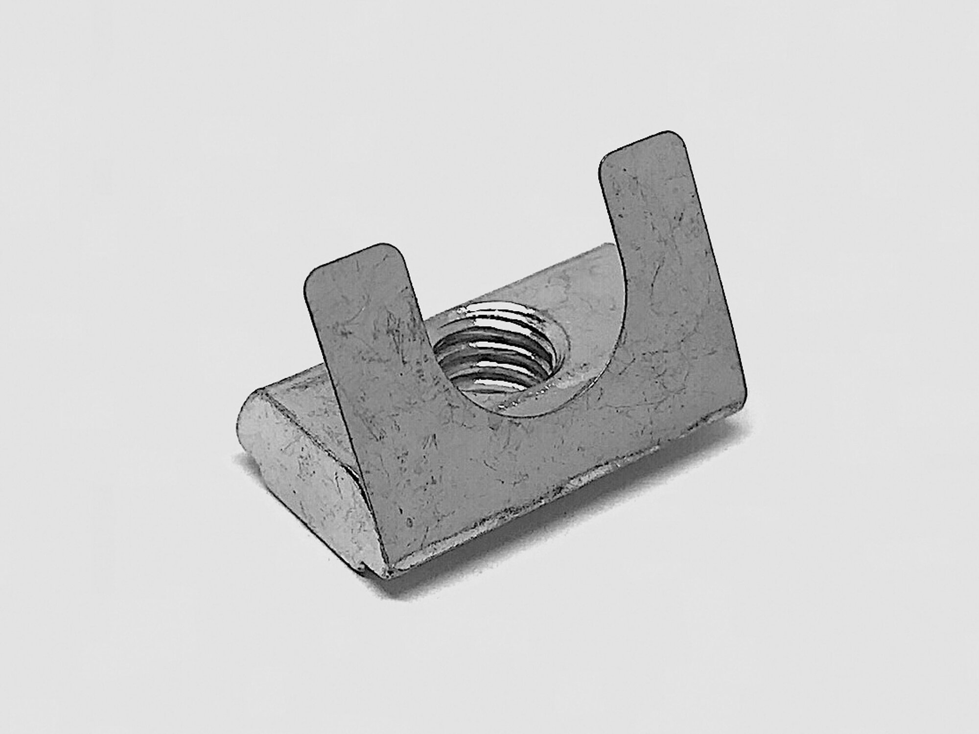 Сухарь пазовый М6 с лапкой, паз 8, A361 / 6 шт / соберизавод