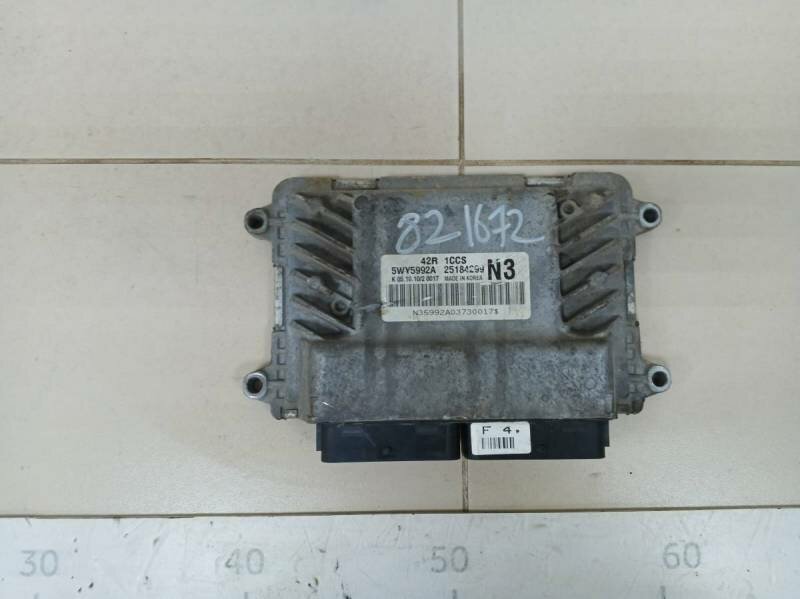 Блок управления двигателем Chevrolet Aveo T250 2005-2011 кат.номер: 25184299