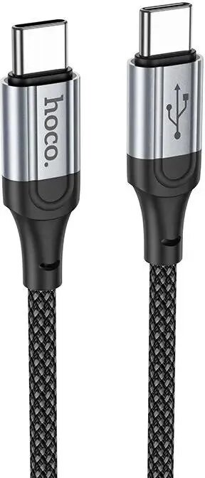 Кабель Hoco X102 Fresh Type-C to Type-C, USB Type-C (m) - USB Type-C (m), 1м, 3A, черный