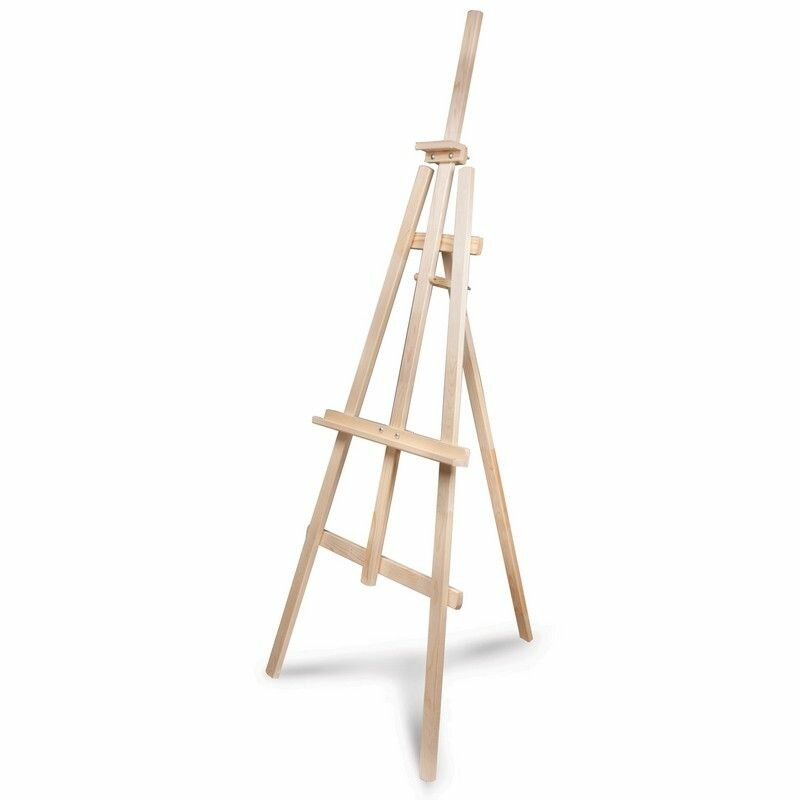 Мольберт напольный Ученический , размер полок 130 см, угол 50-90 , в собранном виде 66х183х88 см