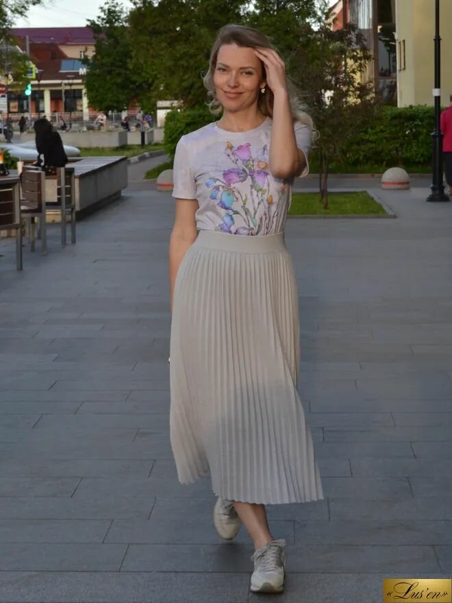 Юбка плиссе