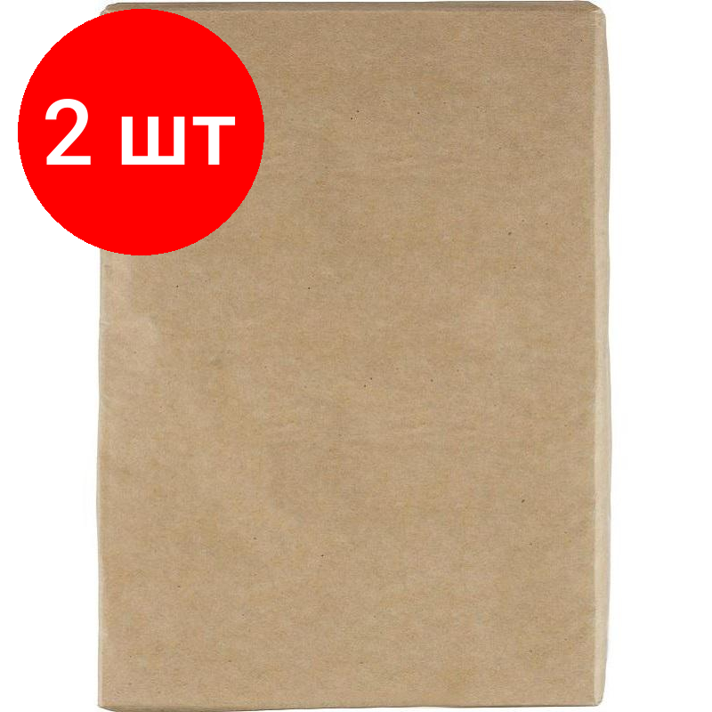 Комплект 2 упаковок, Картон белый 200л, А4, немелов,260гр