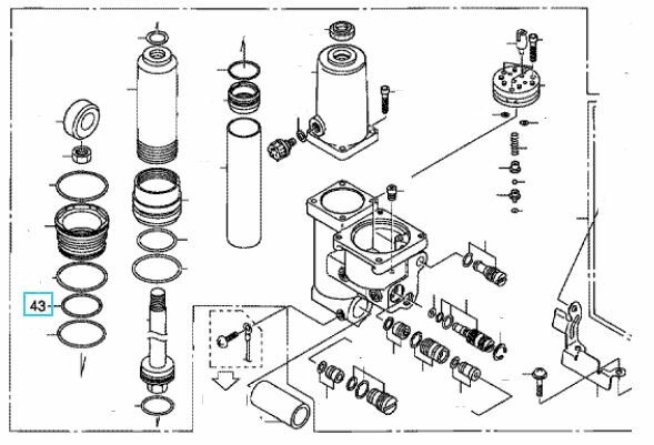 Уплотнительное кольцо 2.4х41.2; Артикул Honda: 91353ZW4H11 (Оригинал)