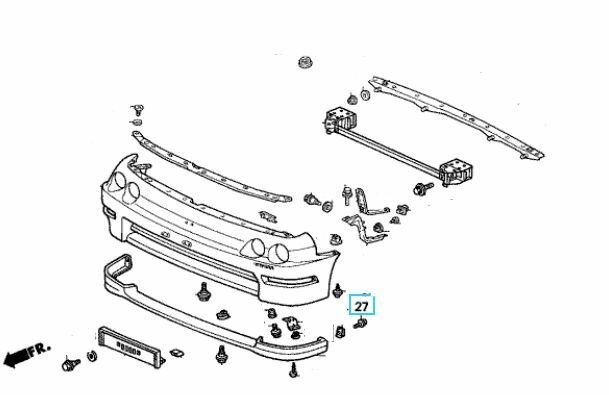 Болт с фланцем 5х20; Артикул Honda: 90114ST7003 (Оригинал)