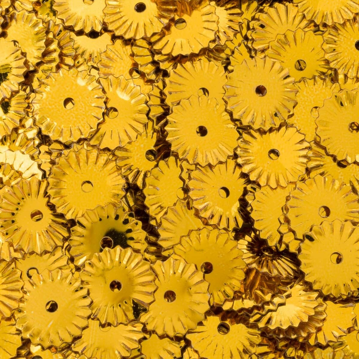 Пайетки рельефные 10мм, Astra&Craft 10г (A1 золото)