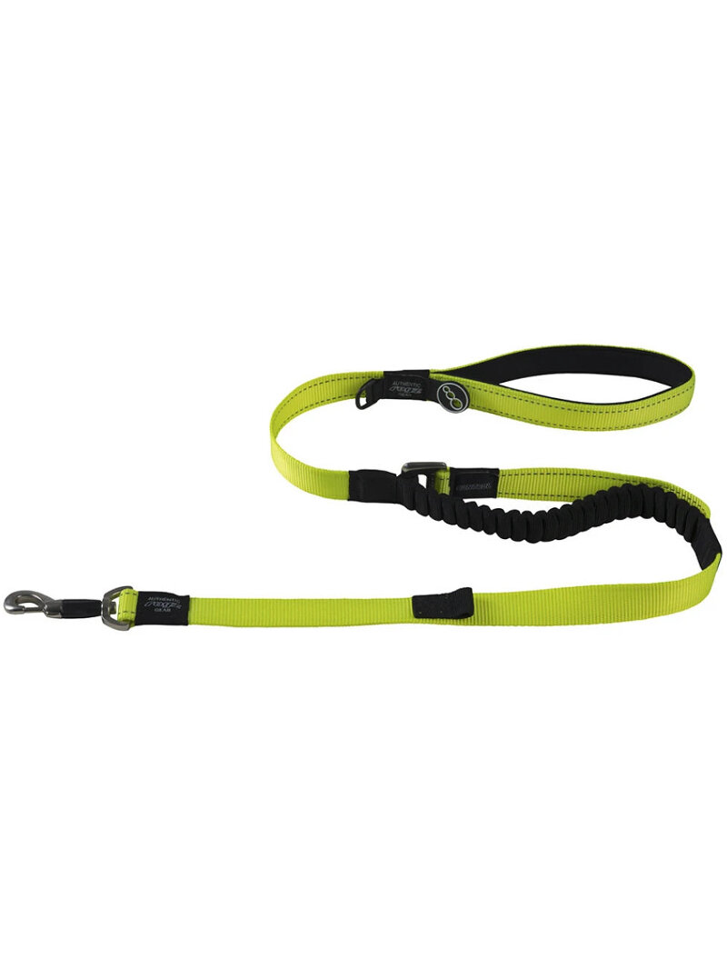 Rogz Поводок 2 в 1 с системой "антирывок" длинный, размер XL (ширина 2,5см, длина 1,2 м), желтый (SHOCK ABSORBING LONG LEAD (XL))