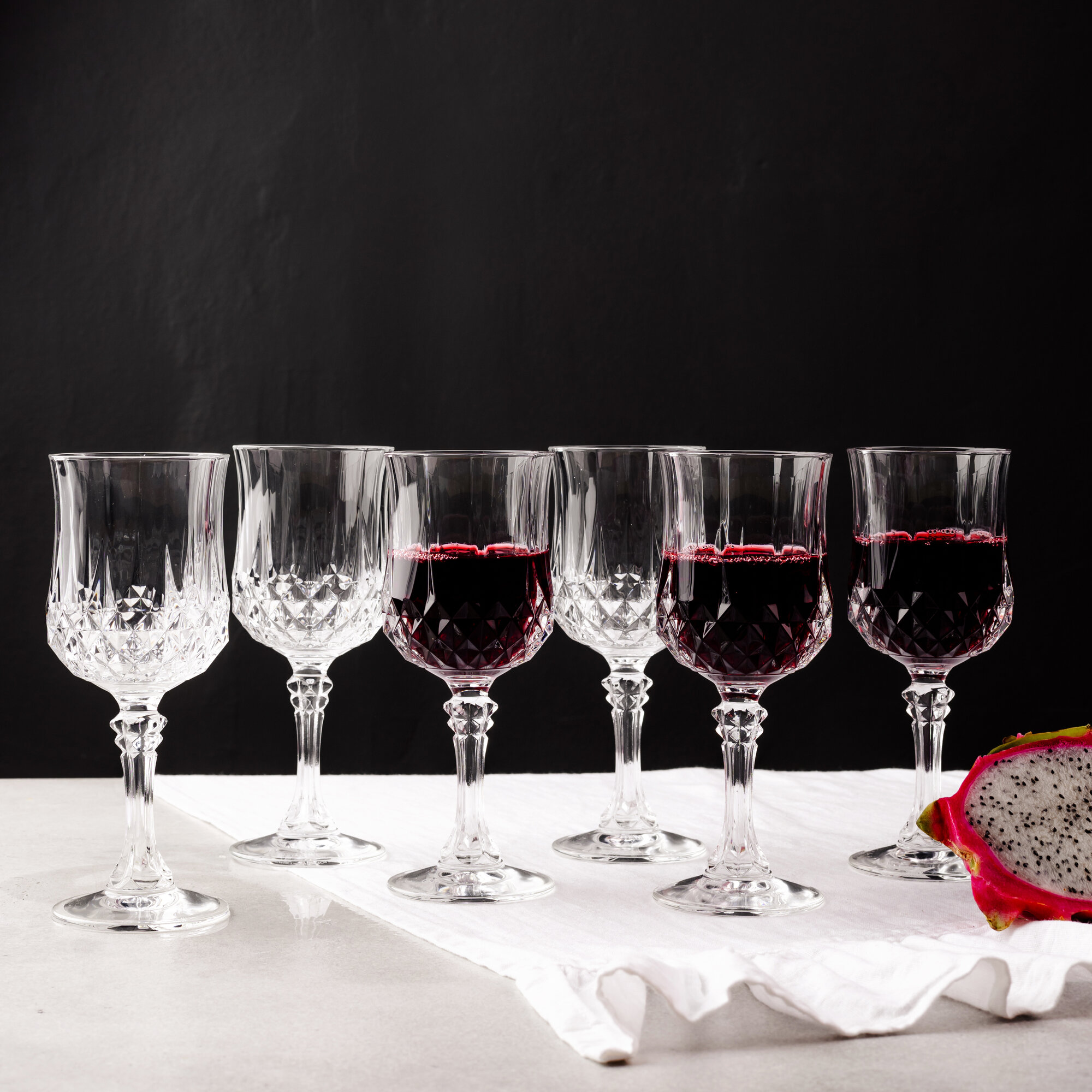 Набор бокалов для вина 170 мл, 6 шт, хрустальное стекло Cristal D'Arques Longchamp