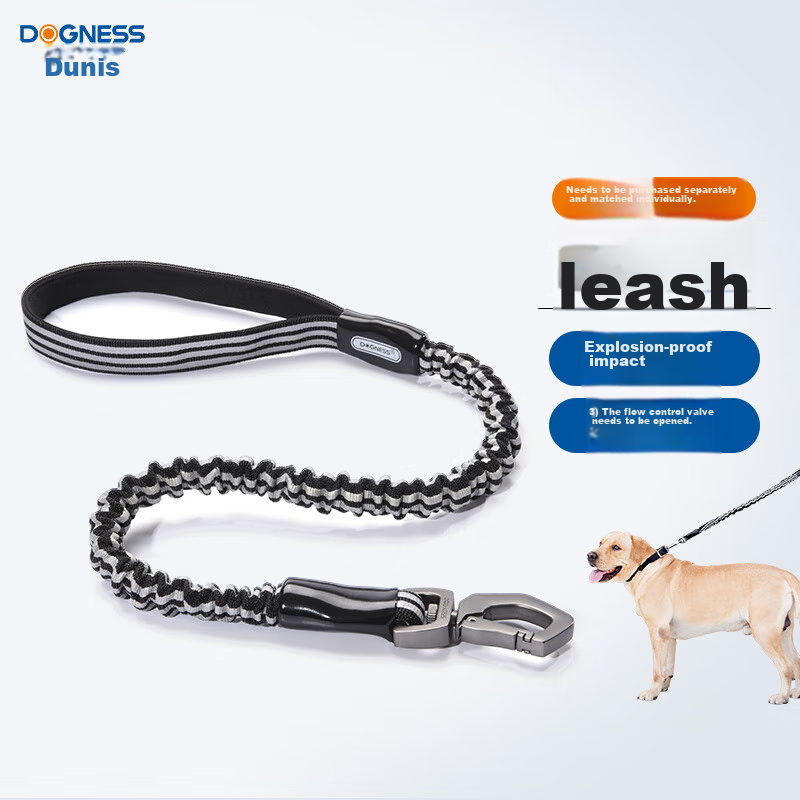 Раздвижная поводок с защитой от разрыва черный L для средних и крупных собак пёс-пастух лабрадоры золотые ретриверы