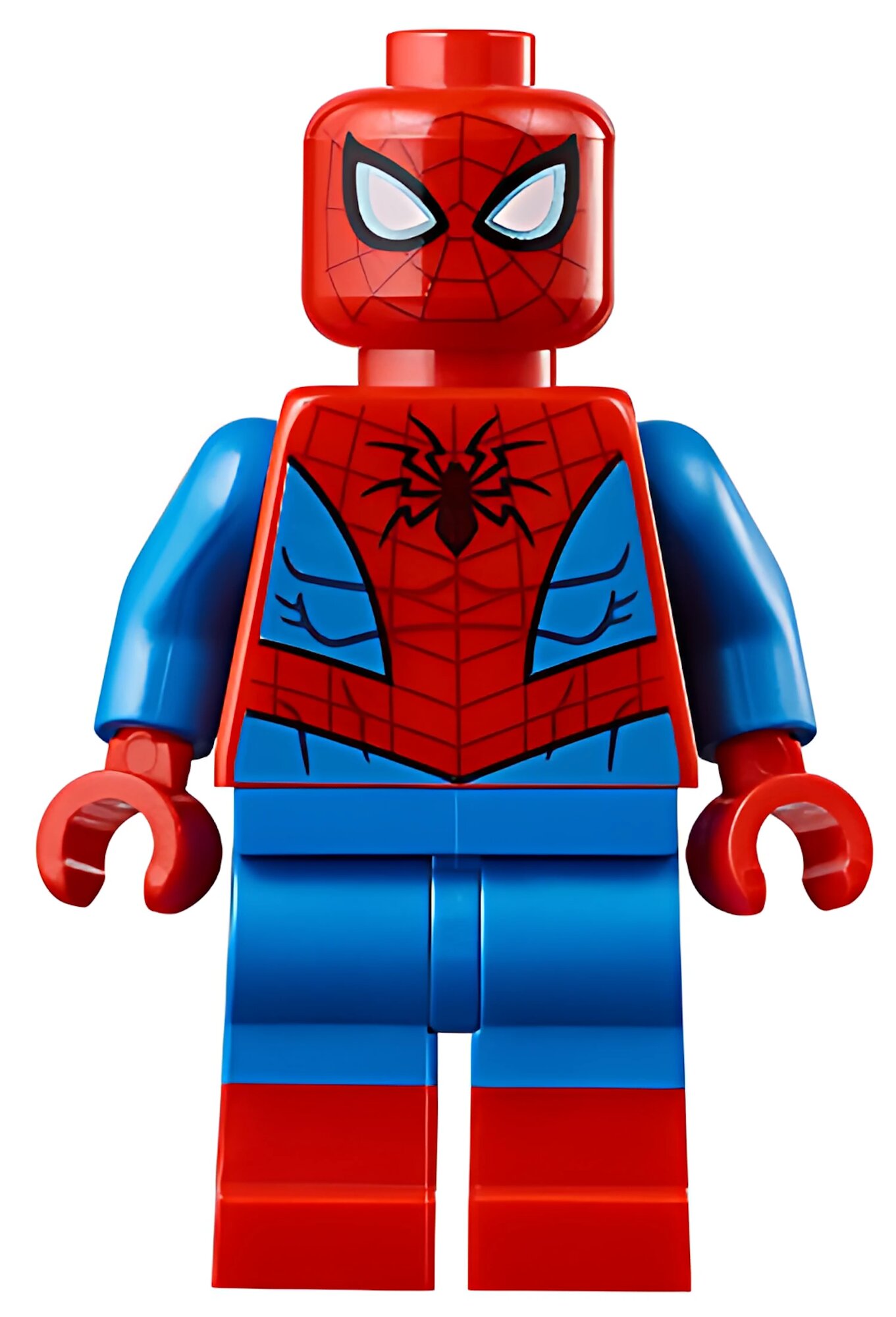 Минифигурка Lego Spider-Man - Metallic Light Blue Eye Highlights sh0536 U