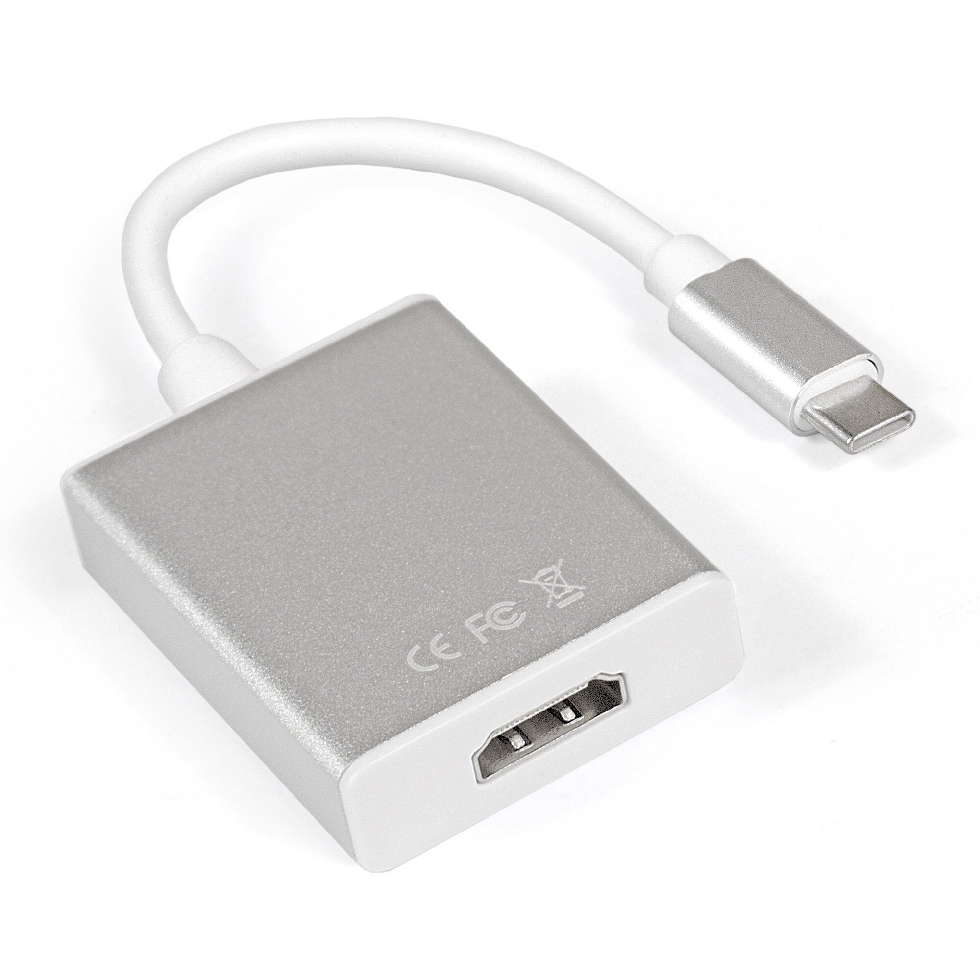 Кабель-адаптер Type C-HDMI ExeGate EX-CM-HDMIF-0.15 (USB Type C/19F, 0,15м) EX284937RUS