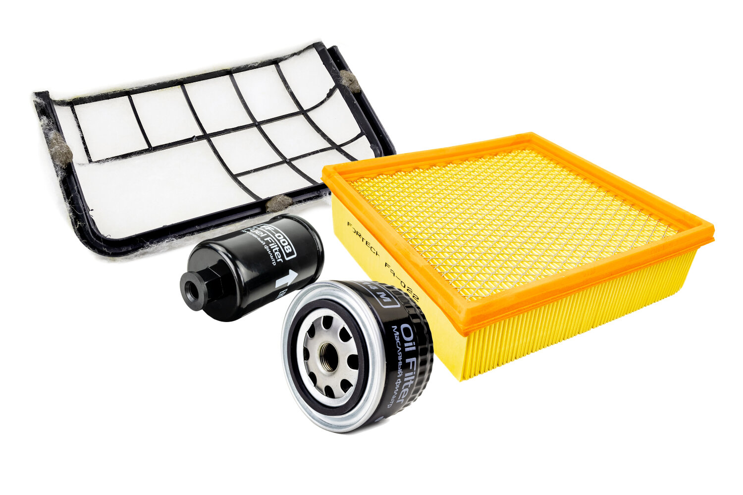 Комплект фильтров для ТО на 8 кл ВАЗ 2108-21099, 2113-2115 инжектор 1.5л