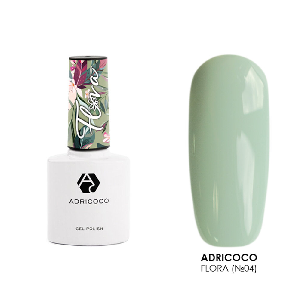 Adricoco, гель-лак FLORA (№04), 8 мл