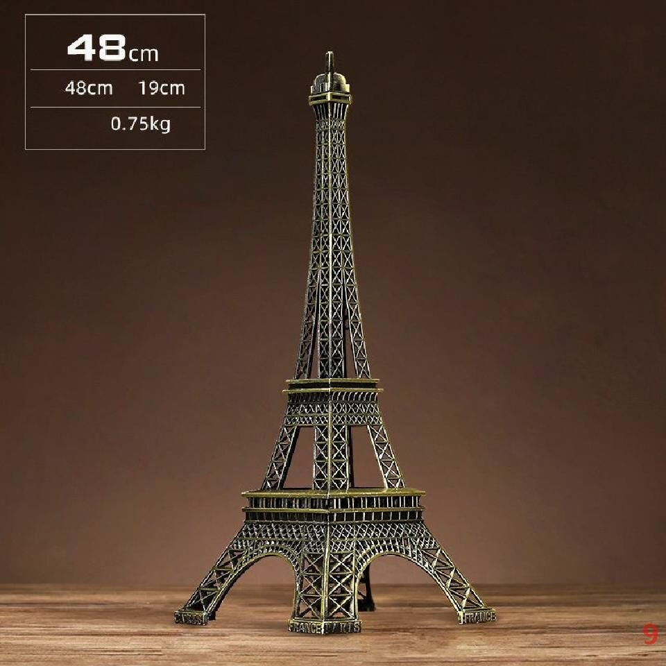 Креативная металлическая модель башни-ориентира из кованого железа для украшения рабочего стола,48, Эйфелева башня