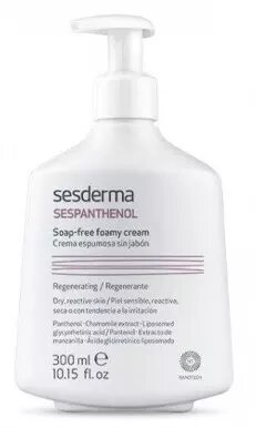SESPANTHENOL Soap-free foamy cream – Крем-пенка для умывания восстанавливающая, 300 мл