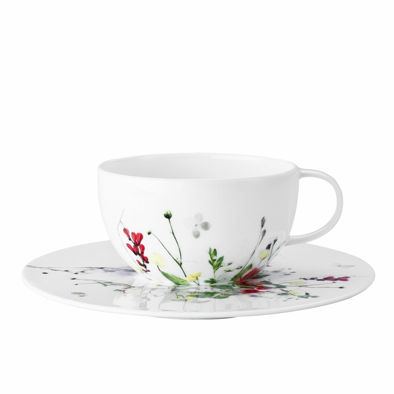 Чайная пара ROSENTHAL Brillance Fleurs Sauvages, 250 мл