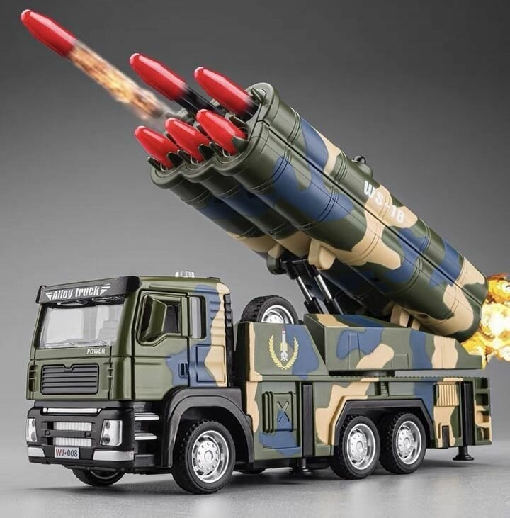 Военная техника спецтехника Ракетная установка 6 активных ракет