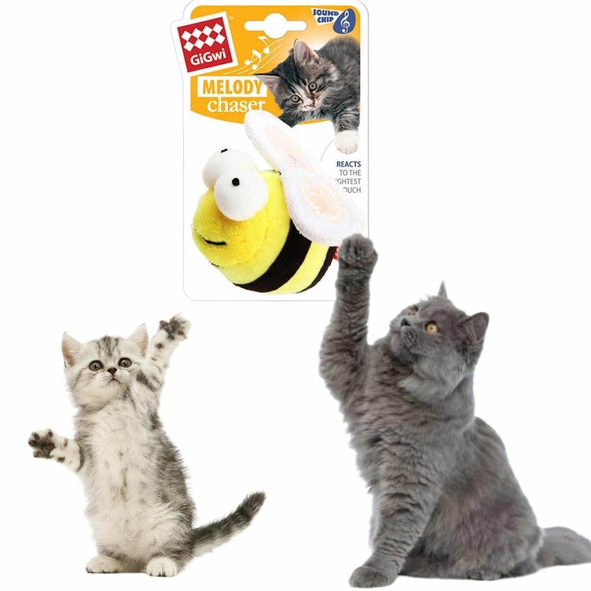 Игрушка для кошек пчела