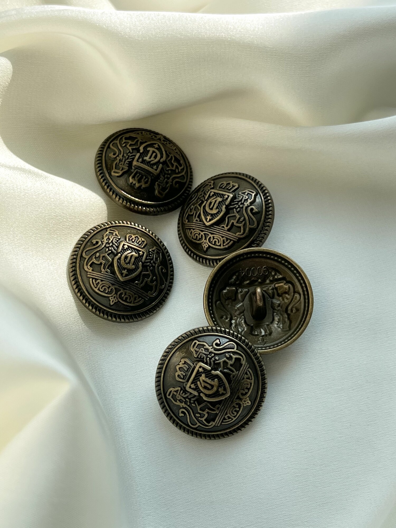 Пуговицы с гербом 23 мм, 5 штук