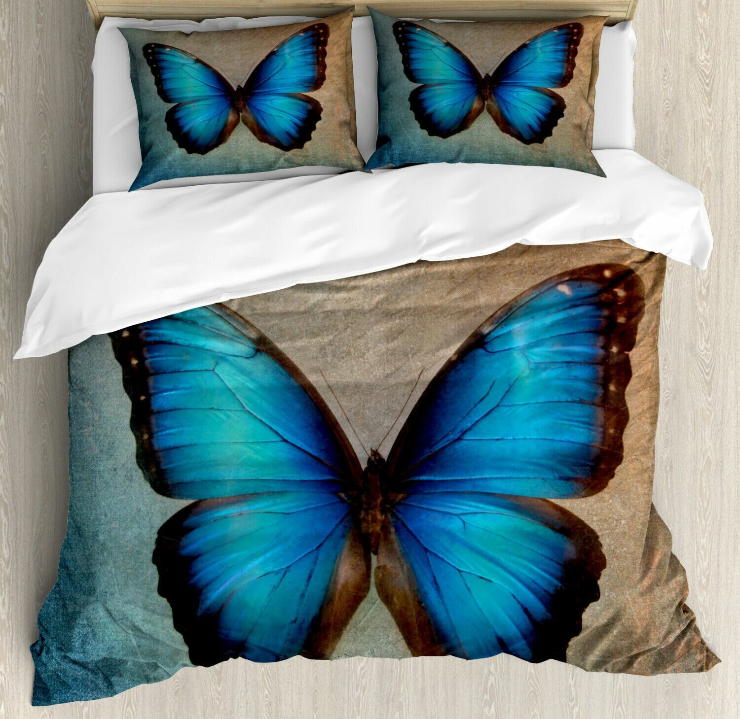 Crazy Getup Комплект постельного белья бежевый с шампанским в стиле гранж