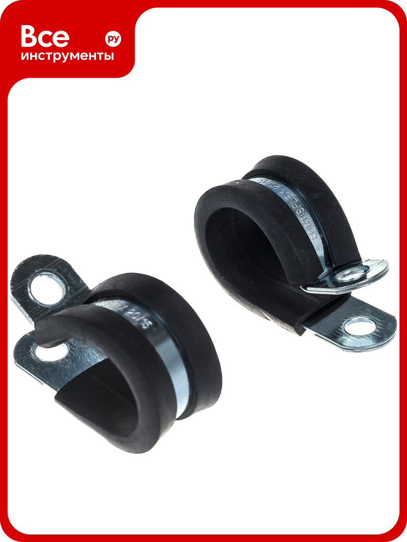 Металлическая скоба FORTISFLEX СМР 20/15 81742, сталь, для крепления кабелей