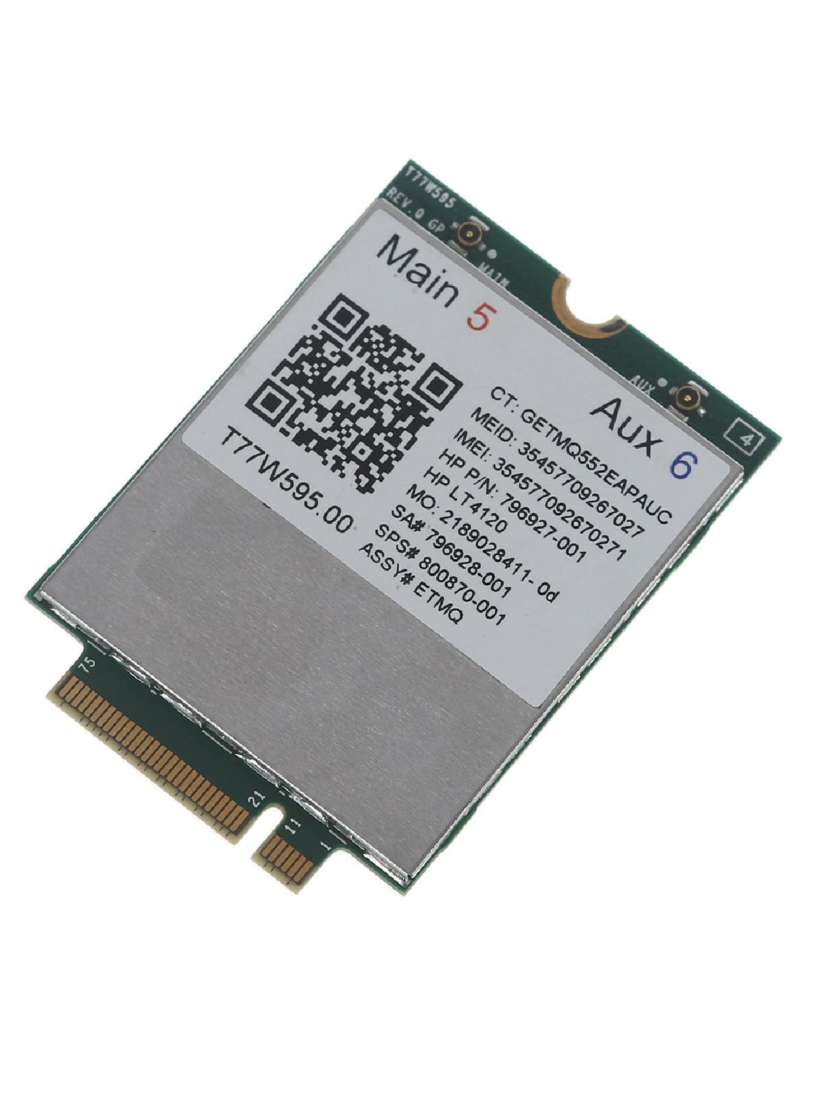 4G Module LT4120 Lte T77W595 150Mbps WWAN for M.2 Modem Module for hp-Probook/EliteBook 840 850 820 745 G3