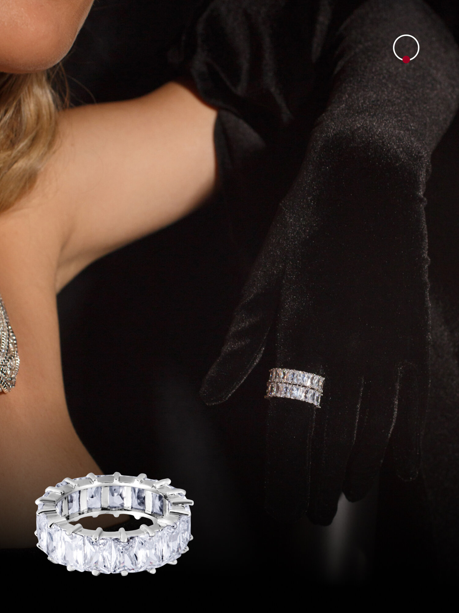 Кольцо, кристалл