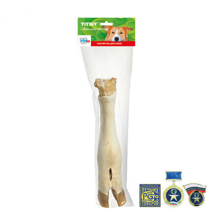 TITBIT 990 г нога говяжья для собак мягкая упаковка.