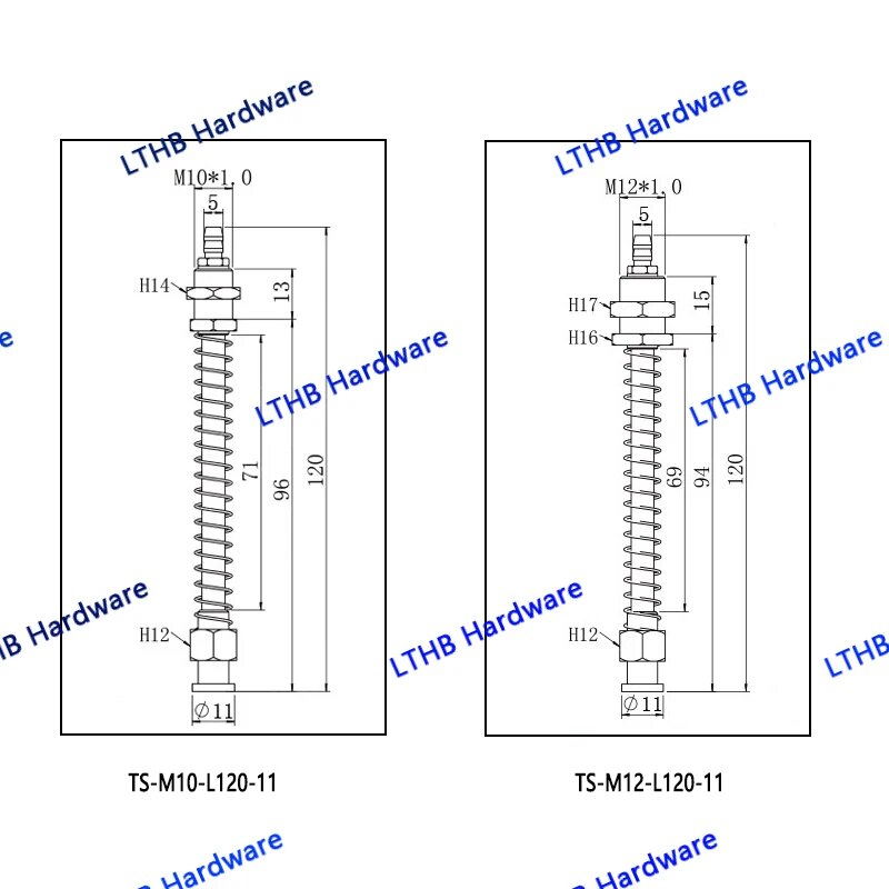 Пневматический манипулятор с вакуумной присоской 10м/12м M10 2 Pieces, TS-M-L120-11